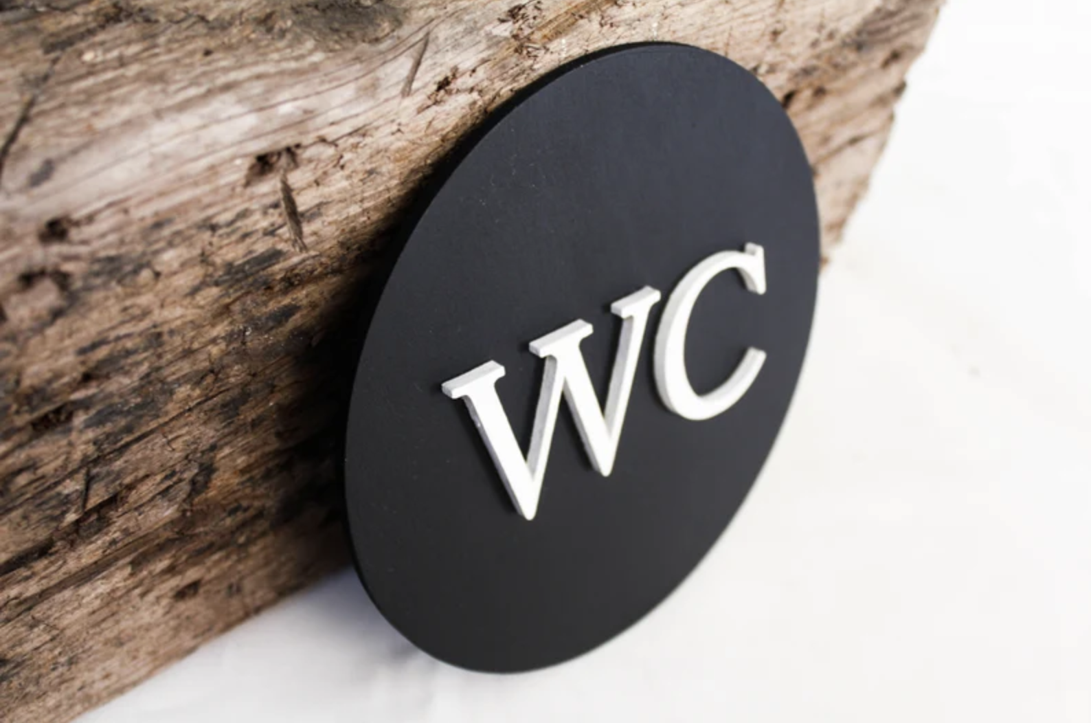 3D WC skilt i akryl · LUMEN