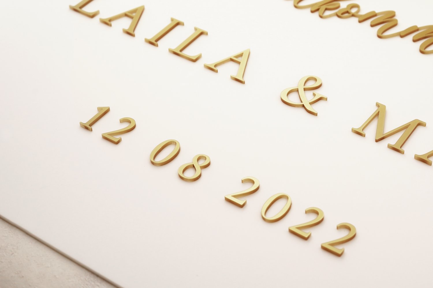 Bogstaver i akryl eller træ · LUMEN